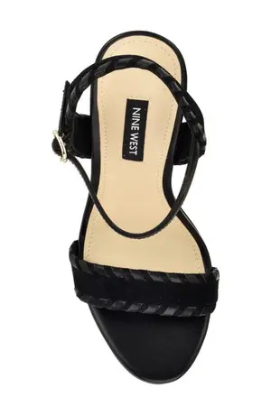 Nine West Maora Ankle Strap Stiletto Sandal - Black