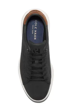 Cole Haan Grandpro Tennis 2.0 Leather Sneakers - Black Nubuck/british Tan