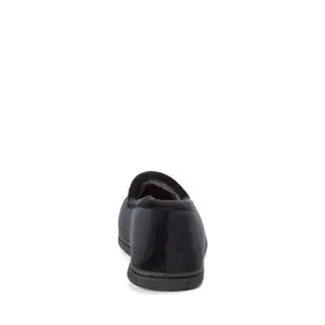 DEARFOAMS Halloween Velour Closed Back Slippers - Black
