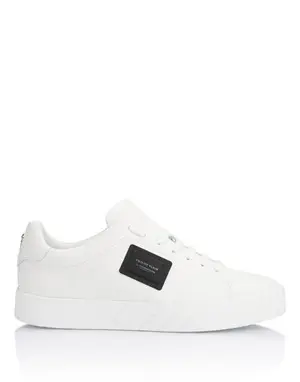 Philipp Plein Lo-top Sneakers Placca - White