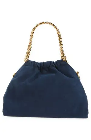 Stella McCartney Mini Falabella Faux Suede Drawstring Bag