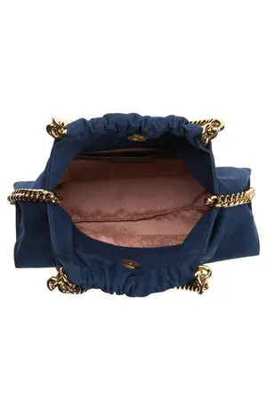 Stella McCartney Mini Falabella Faux Suede Drawstring Bag