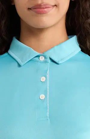 SWANNIES Kaia Piqué Half Placket Polo