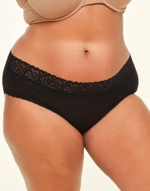 ADORE ME Miley Hipster Panties - Black