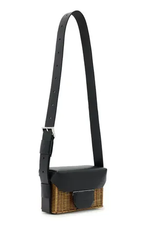 ALLSAINTS Monique Wicker Crossbody Bag