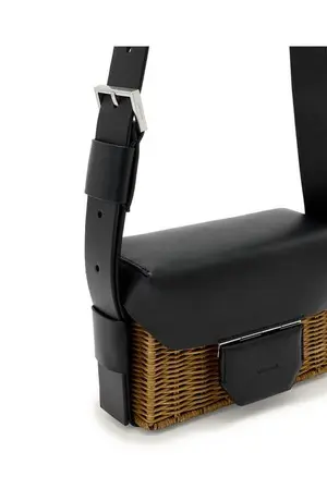 ALLSAINTS Monique Wicker Crossbody Bag