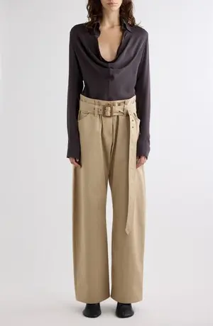 Acne Studios Shaydana Silk Georgette Top