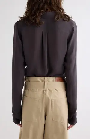 Acne Studios Shaydana Silk Georgette Top