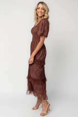 BALTIC BØRN Auden Lace Maxi Dress