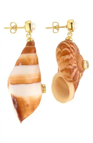 Éliou Caracol Drop Earrings