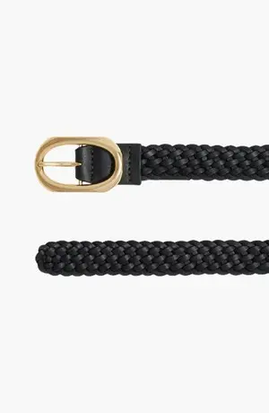 ANINE BING Signature Link Braided Belt