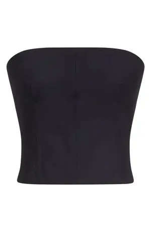 TWP Jillian Stretch Wool Bustier Top