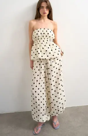 Topshop Dot Balloon Pants
