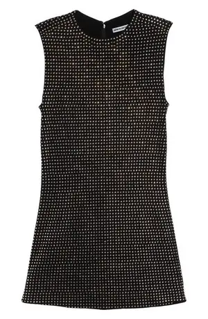 Alexander Wang Crystal Embellished Sleeveless Minidress