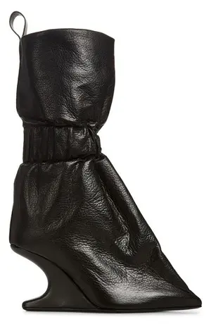 Rick Owens Cantitaquito Pointed Toe Wedge Boot