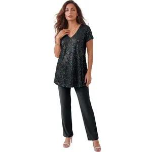 Roaman's Sequined Kaftans Tunics