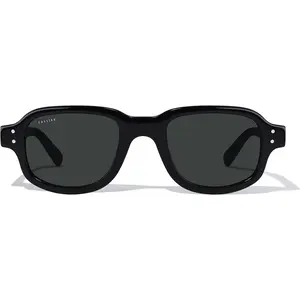 COSSINO Tres 48mm Rectangle Acetate Sunglasses - Black