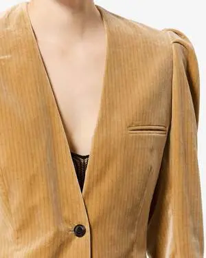 Isabel Marant Étoile Fereole Cotton Velvet Jacket