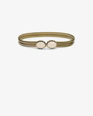 Isabel Marant Étoile Twina Double Chain Belt - Ecru
