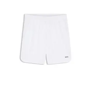 BOSS Active Stretch-fabric Shorts With Mesh Pocket Bags