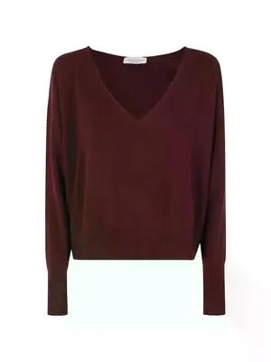 ROBERTO COLLINA V-neck Drop-shoulder Sweater