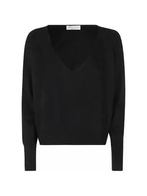 ROBERTO COLLINA V-neck Knitted Sweater