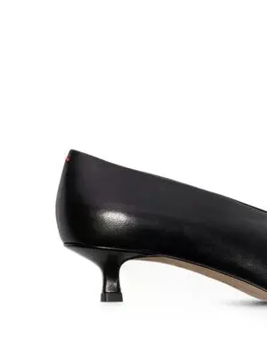 AeydĒ Clara Pointed-toe Kitten-heel Pumps