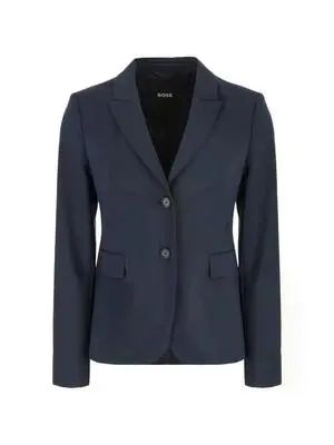 Hugo Single-breasted Jacket - Blue