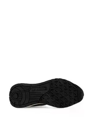 AUTRY Reelwind Low Leopard-print Pony-hair Sneakers - Black