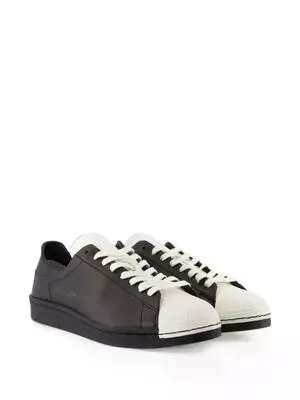 Y3 Superstar Leather Sneakers - Black