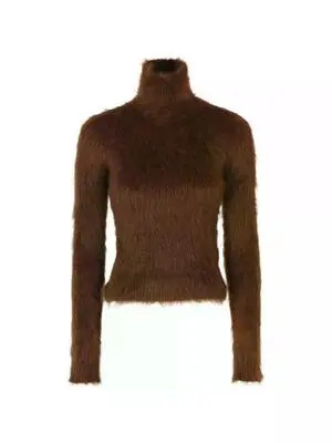 DONDUP Fuzzy Roll-neck Sweater