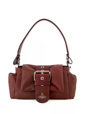 VIVIENNE WESTWOOD Hazel Treasure Leather Tote Bag - Brown
