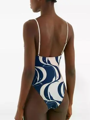 Farm Rio V-neck Swimsuit