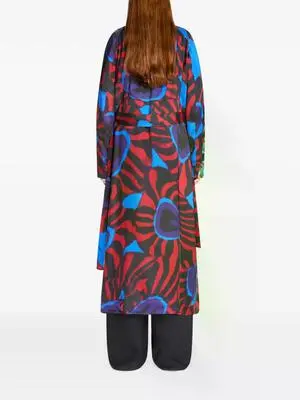 Dries Van Noten Printed Mac Coat