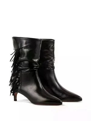 Ba&sh Tassel-detail Boots - Black