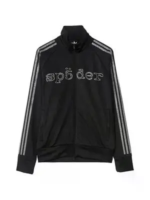 Adidas X Sp5der Rhinestone-embellished Sweatshirt - Black