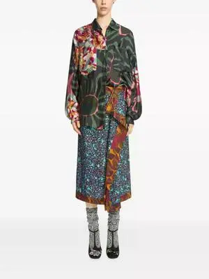 Dries Van Noten Viscose Cocoon Shirt