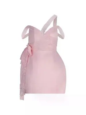 ATOIR Lace-trimmed Off-shoulder Dress - Pink