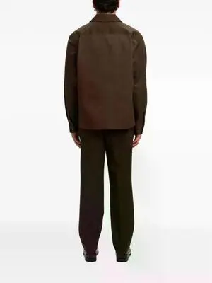 SELECTED Heavy-twill Overshirt - Brown