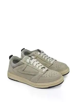 HTC LOS ANGELES Starlight Suede Sneakers With Star Perforations