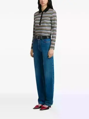 Marni Logo-patch Straight-leg Jeans