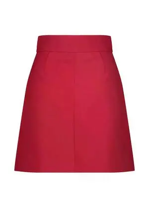 Red Valentino Button-front A-line Mini Skirt