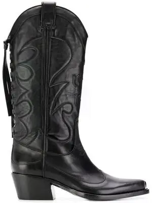 HTC LOS ANGELES Cowboy Boots - Black