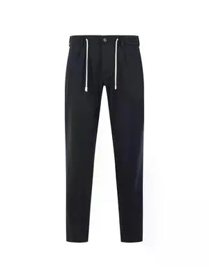 Eleventy Drawstring Pleated Trousers