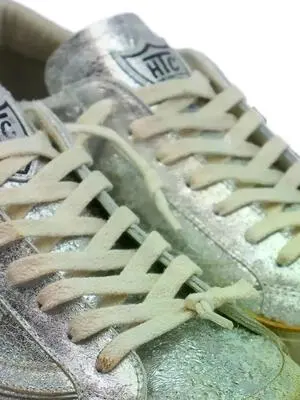 HTC LOS ANGELES Viper Distressed-finish Low-top Sneakers