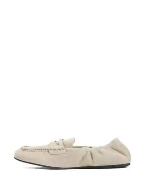 Miu Miu Suede Elasticated Loafers