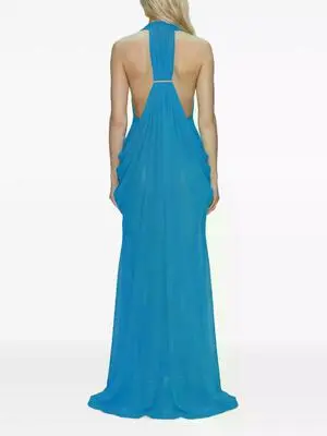ATOIR Halterneck Maxi Dress - Blue