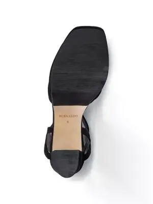 Bernardo Celeste Mesh-panel Sandals