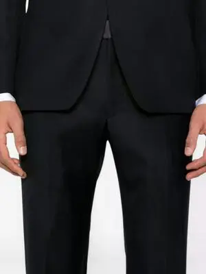 Tagliatore Satin-lapel Virgin-wool Suit