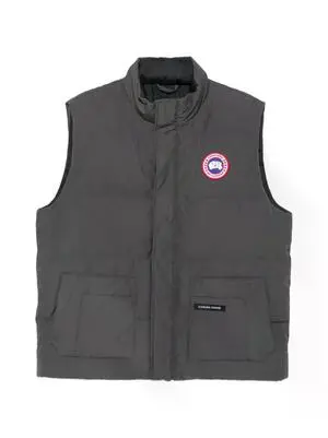 Canada Goose Quilted Logo-patch Gilet - Grey